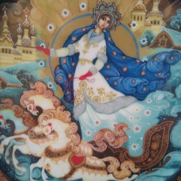 Sergei B. Devyatkin | Accents | Winter Majesty By Sergei B Devyatkin The Russian Seasons Plate ...